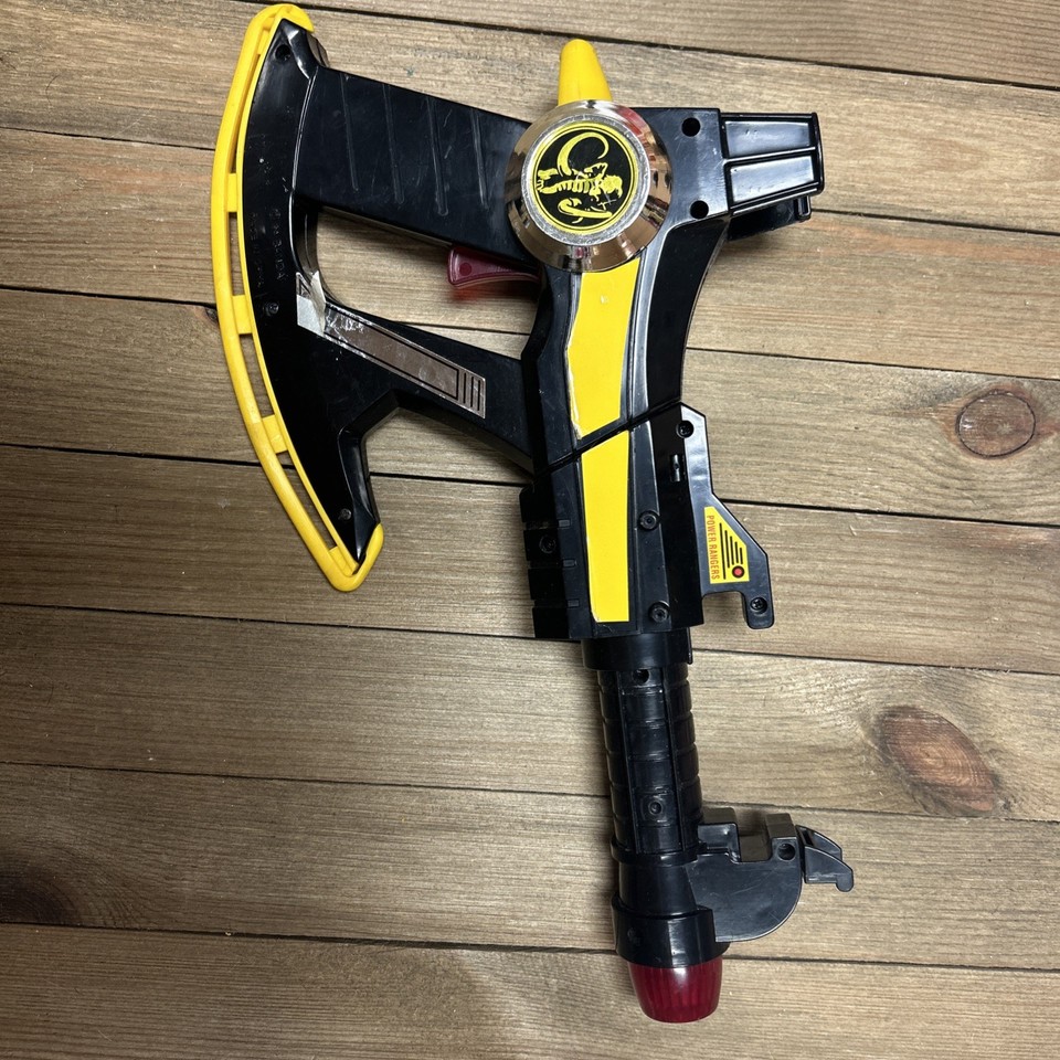 1994 Mighty Morphin Power Rangers Power Blaster Black Mammoth Axe ...
