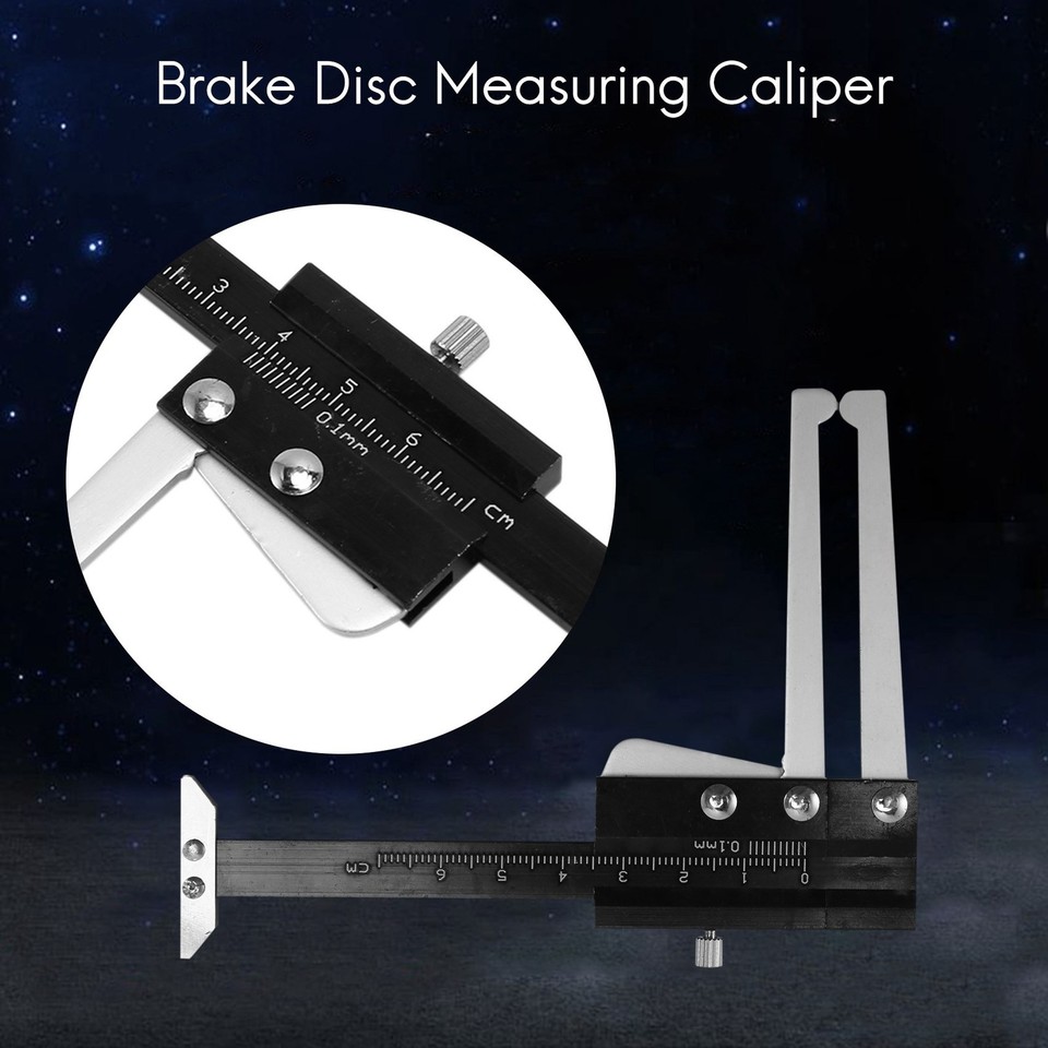 Disc Brake Rotor Thickness Caliper 0-60mm Gage Micrometer Measuring ...