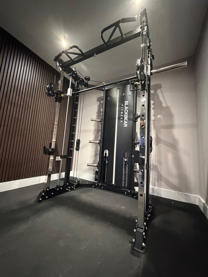 2000 Series Multi Functional Smith Machine / Dual Pulley Weight Machine ...