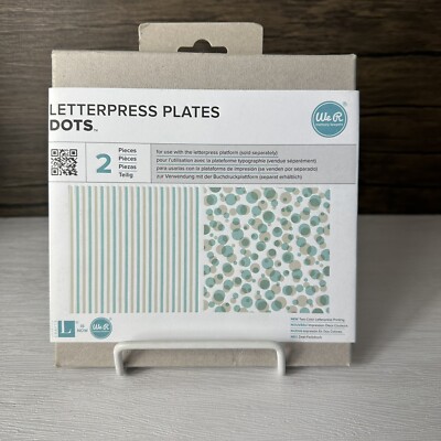 We R Memory Keepers Lifestyle Letterpress Plates DOTS Scrapbooking ...