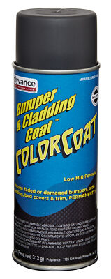 Polyvance Bumper And Cladding Color Coat, Black, Aerosol 3701-A | eBay