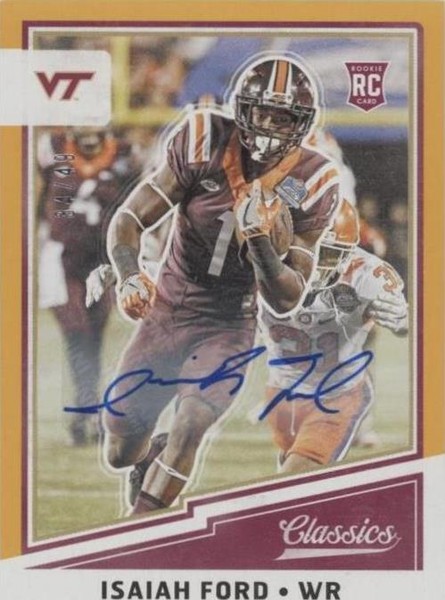2017 Panini Classics - Rookies Significant Signatures Gold #238 Isaiah ...