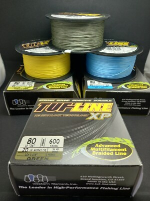 1pk Tuf Line XP 600yds Tension Lock Multifilament Braided Fishing Line ...