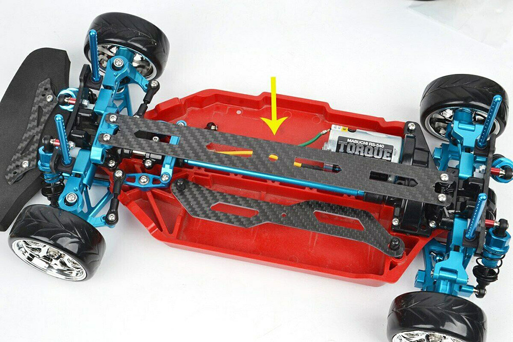 Carbon Fiber Upper Top Deck for Tamiya TT02 Radio Tray Chassis Upgraded ...