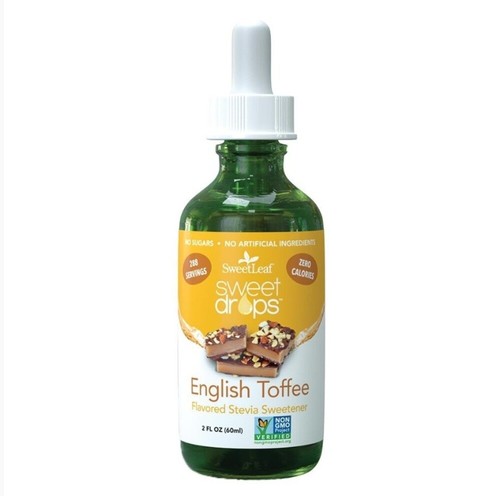 Sweet Leaf Sweet Drops Stevia Liquid English Toffee 60mL Sweetener | eBay