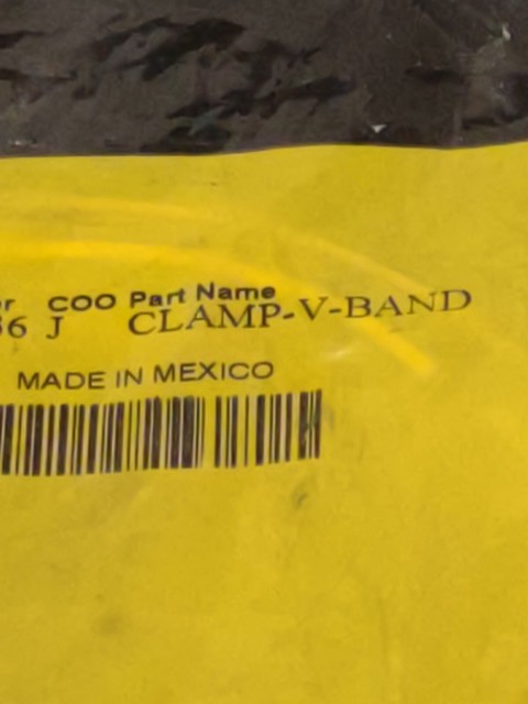 GENUINE CATERPILLAR 225-6436 ONE METAL CLAMP-V-BAND ORIGINAL CAT PART ...