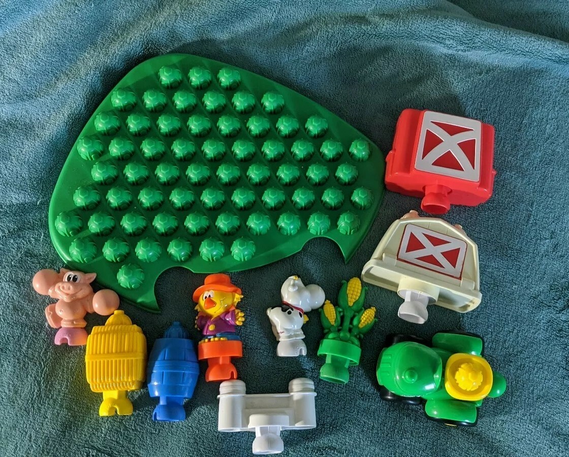 Fisher Price Pop Onz Toys Large Lot Animals Doors *11Pieces! *Fast ...
