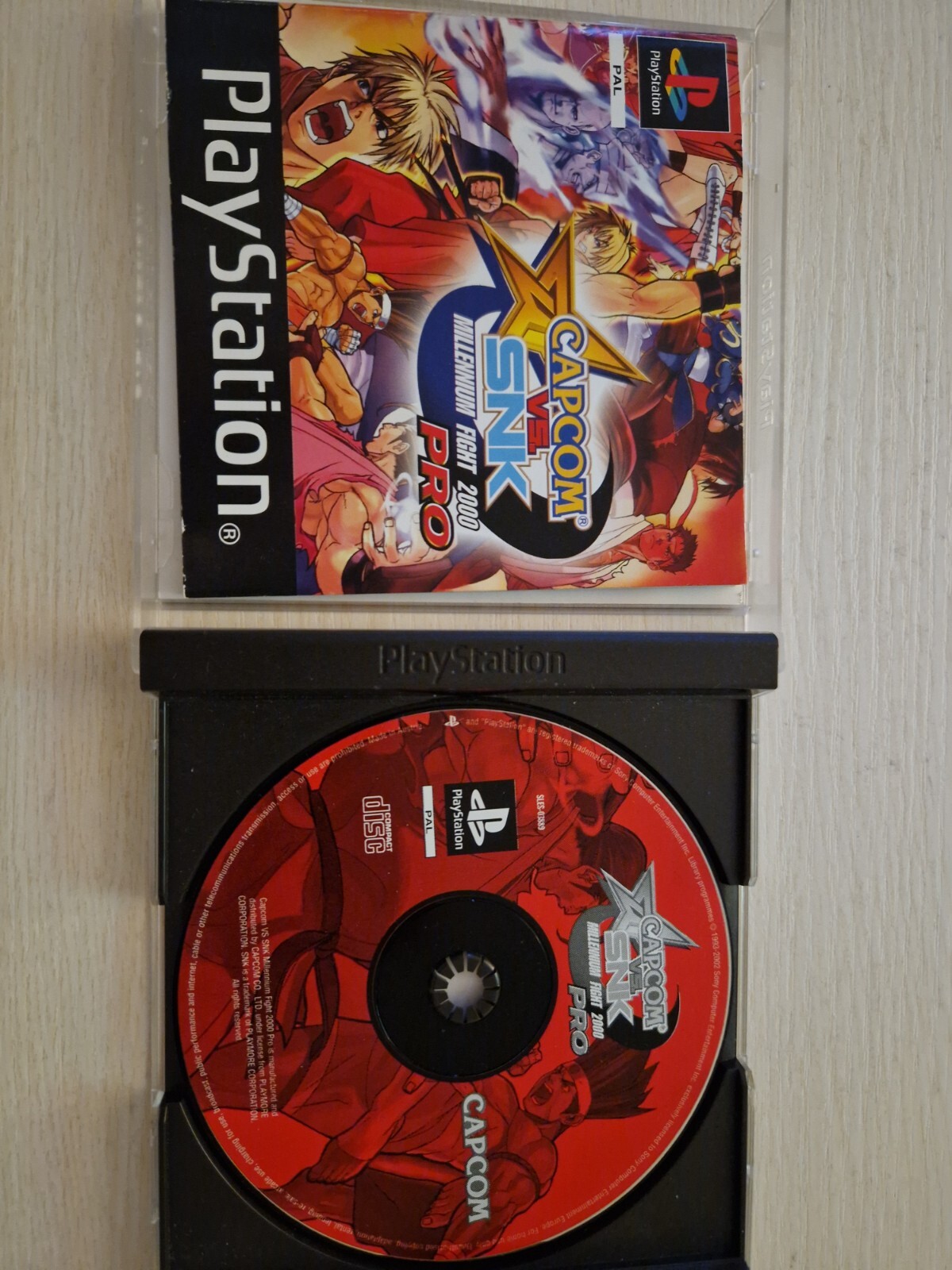 Capcom Vs SNK Pro Millenium Fight 2000 | PS1 PlayStation | RARE BLACK ...