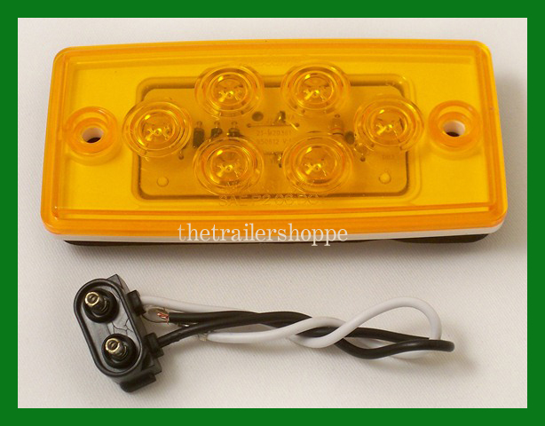 Maxxima M20361Y Amber LED Flush Mount CAB Marker Light for sale online ...