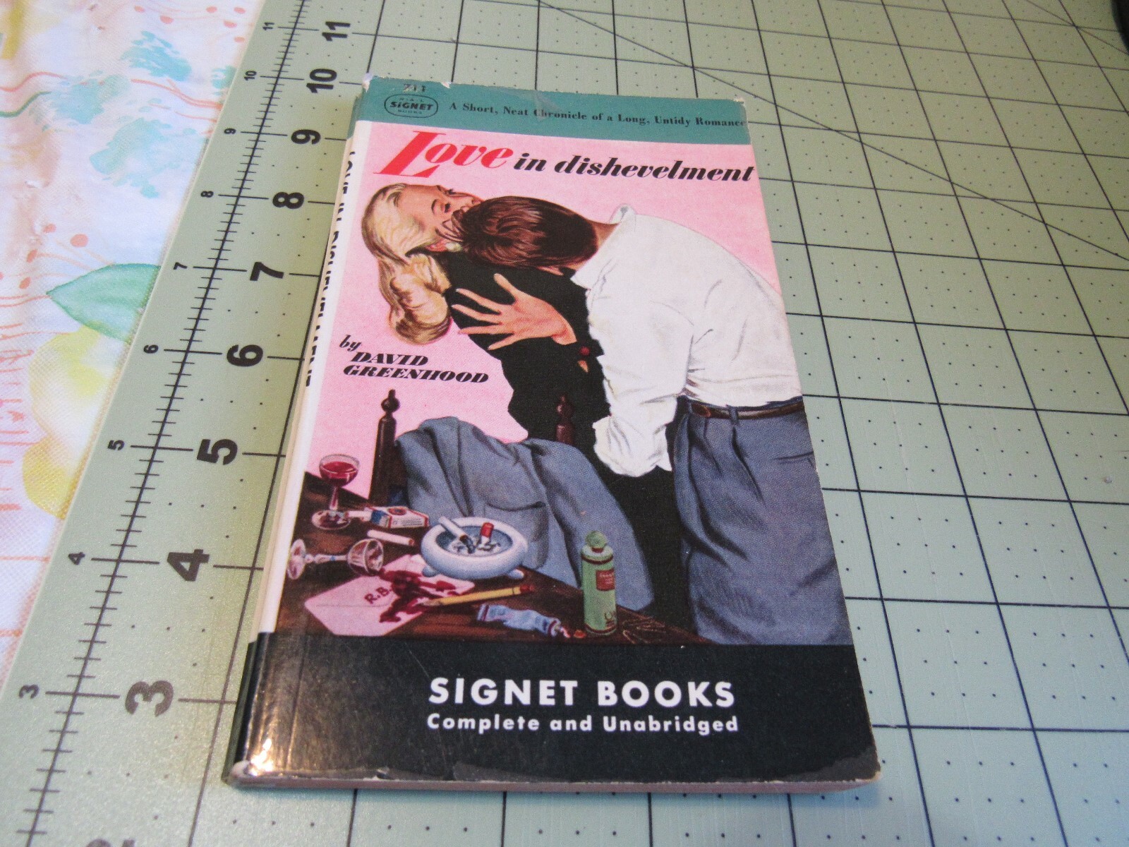 LOVE IN DISHEVELMENT BY DAVID GREENHOOD RARE SIGNET PULP ERA SLEAZE GGA ...