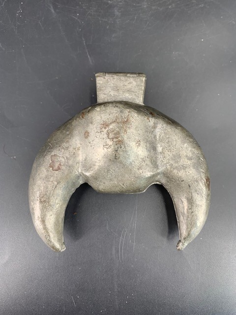 Antique Masonic Pewter Ice Cream or Chocolate Mold Egyptian Crescent ...