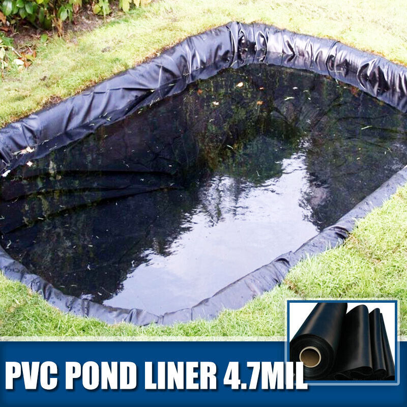10 x 10FT Strong Fish Pond Liner Garden Pool Membrane Landscaping US | eBay