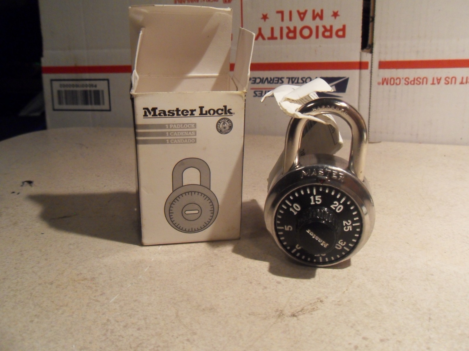 Vintage Master Lock #1525 Milwaukee WI Combination Padlock Complete in ...