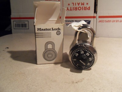 Vintage Master Lock #1525 Milwaukee WI Combination Padlock Complete in ...
