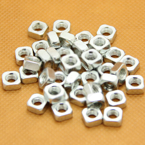 M3 M4 Square Nut Four Corners Nuts 2-5.5mm Thick 30pcs | eBay