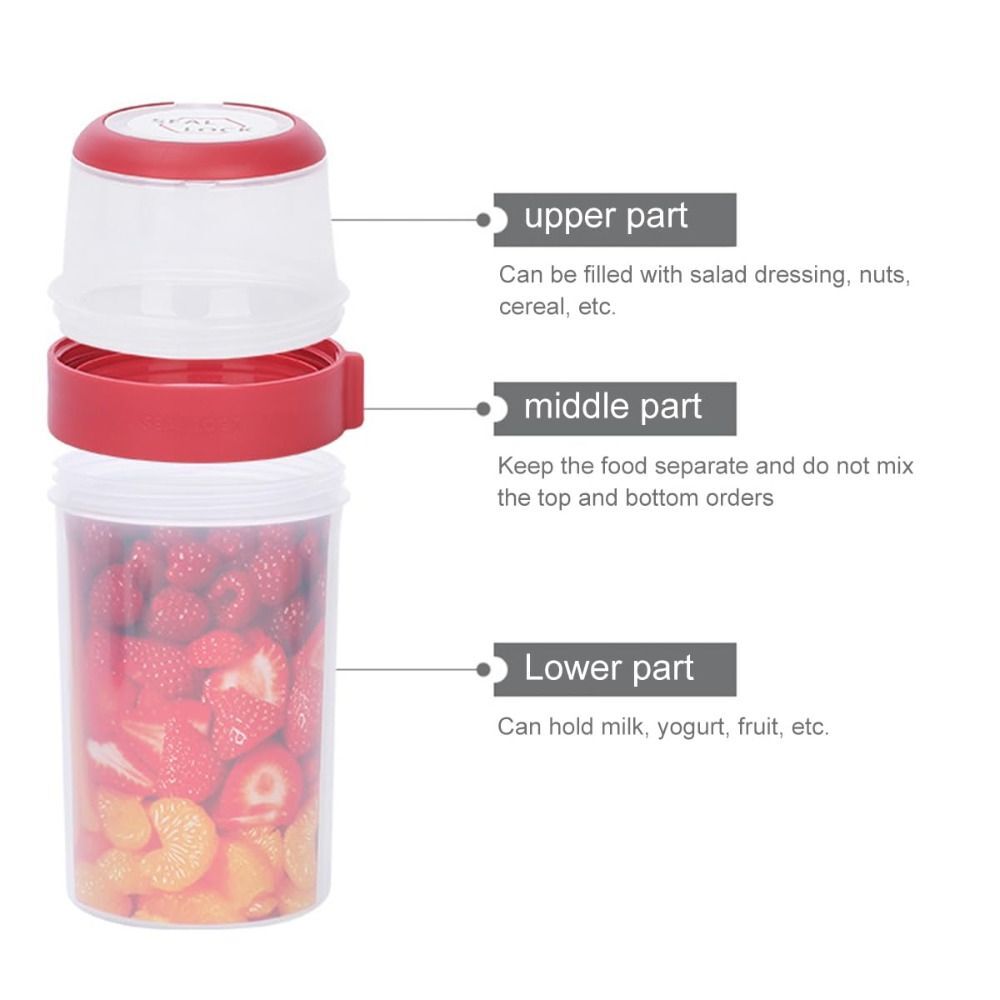 Reusable Yoghurt Pots With Topping Cereal Cup Students | eBay