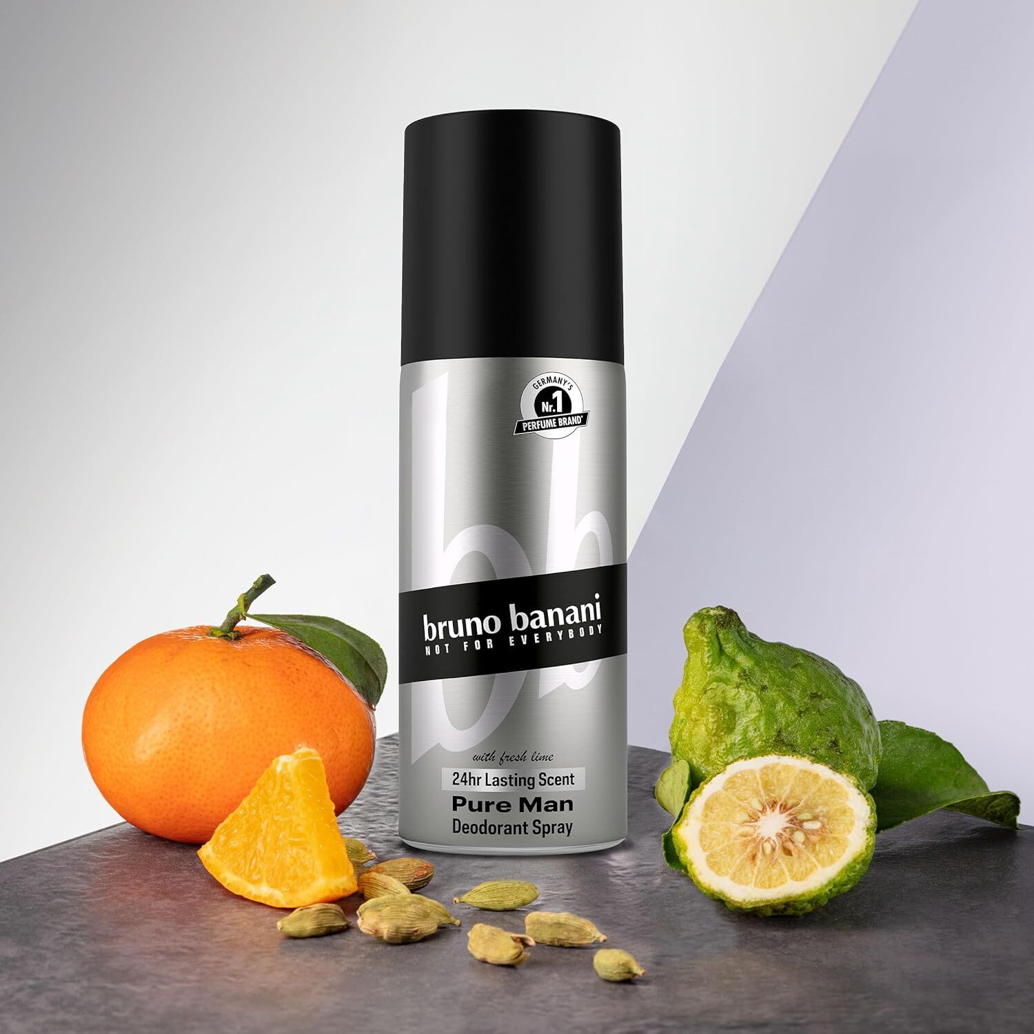 Bruno Banani Deo Spray Herren 24h Lasting Scent Deodorant for Man 150ml ...