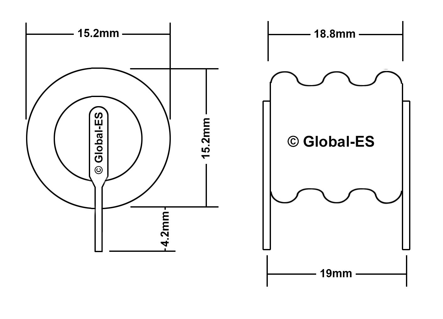 Varta Compatible 3/V60R / V60R Ni-Cd 3.6V 60mAh 2 Pin Button Cell ...