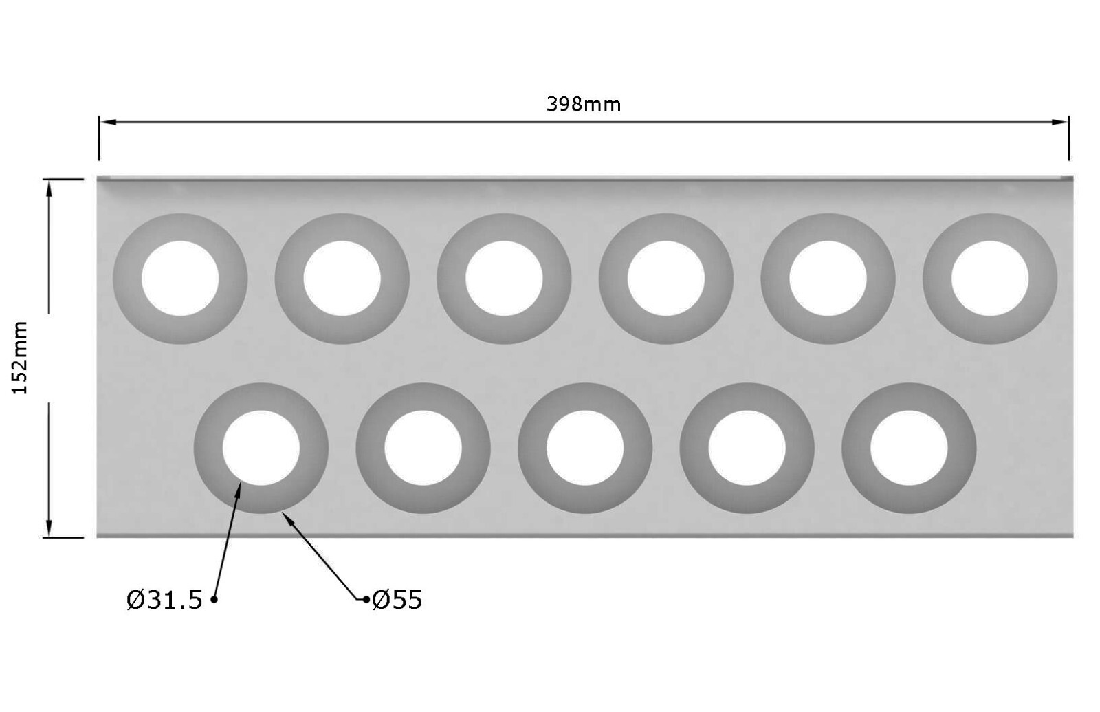 Sealant tube holder, mastic caulk silicone for van racking workshop ...
