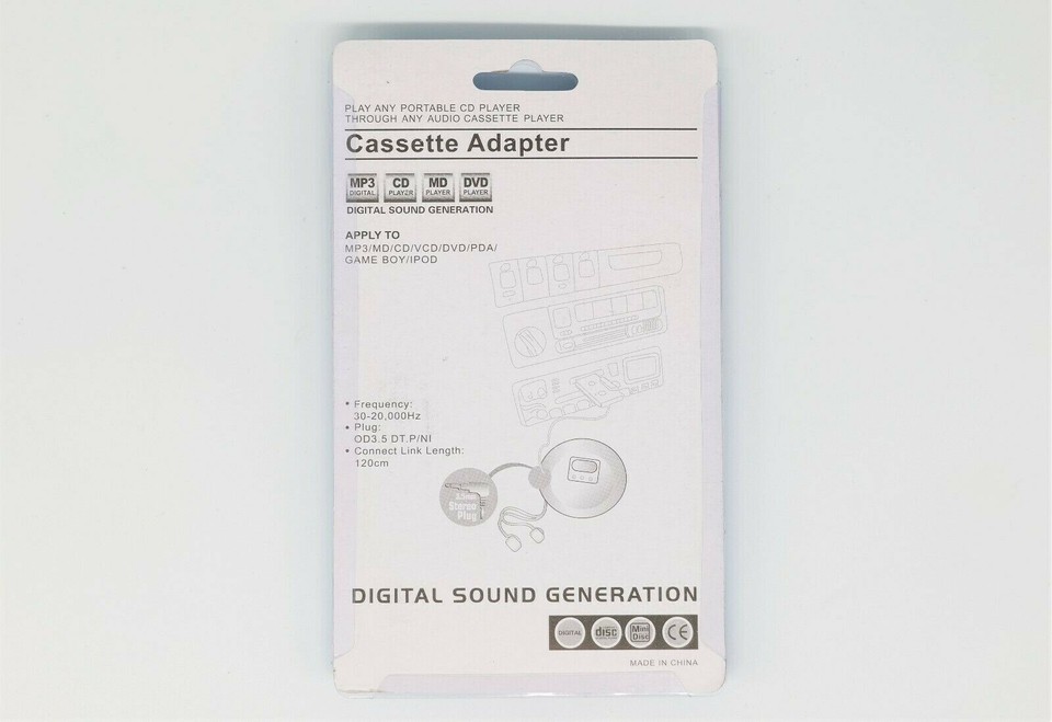 Cassette Adapter For Audio Portable CD Player | eBay