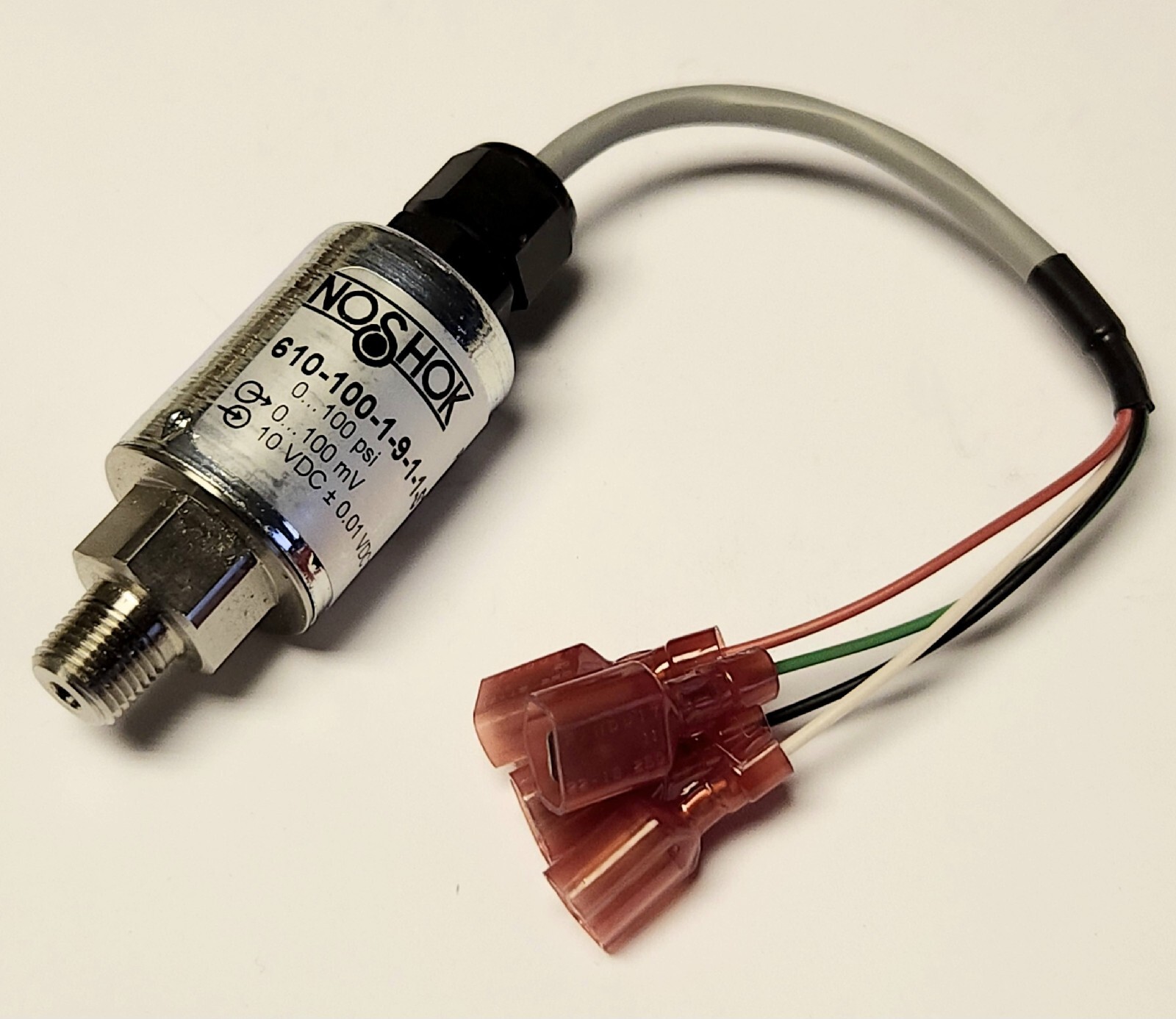 NO SHOK 610 100 1 9 11 STERIS Pressure Transducer 100 psi 100 MV 10 VDC ...