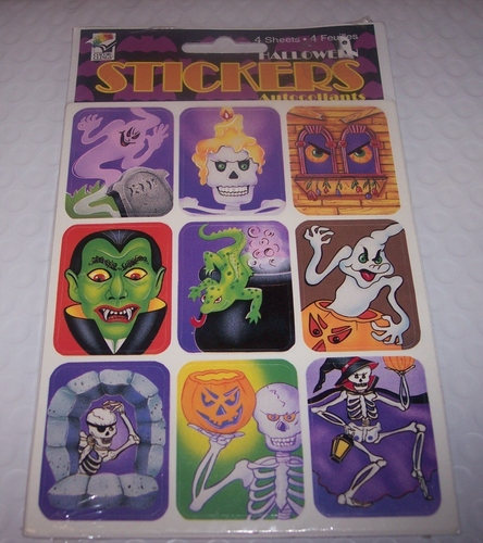Paper Magic Group Pack of 4 Sheets Vintage Halloween Stickers~~NIP~~ | eBay