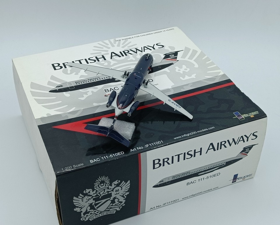INFLIGHT 200 IF111001 - British Airways BAC-111-500 Reg.G-AVMU - 1/200 ...