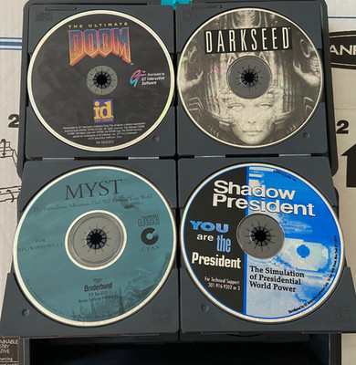 PC-CD ROMS For Windows 1990's Original Super Clean Disks/ Lot of 23 w ...