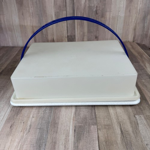 Vintage Tupperware Rectangle Cake Carrier With Lid and Handle | eBay