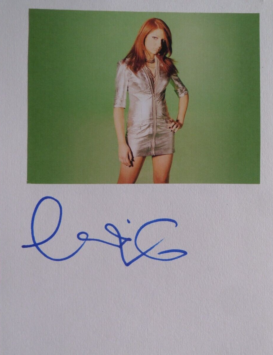 NICOLA ROBERTS GIRLS ALOUD, AUTOGRAPHED 8 X 6 ALBUM PAGE. | eBay UK