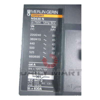 New In Box SCHNEIDER NS630N Circuit Breaker 3P 630A STR23SE | eBay