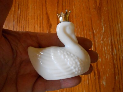 Vintage Glass Avon Swan Crown Topaze Cologne - 1 FL OZ (Appx 75-100 ...