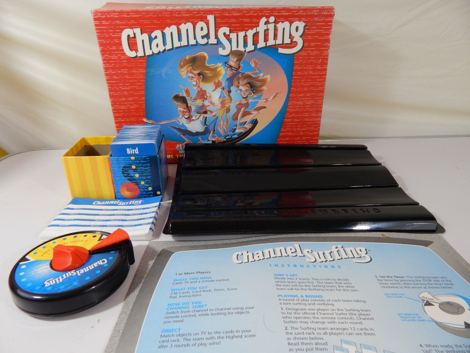 Vintage Channel Surfing Game (1994) by Milton Bradley Made in USA ...