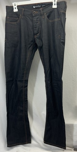 MATIX Men's Jeans Constrictor Skinny Button Fly Denim Size 31x29.5 ...