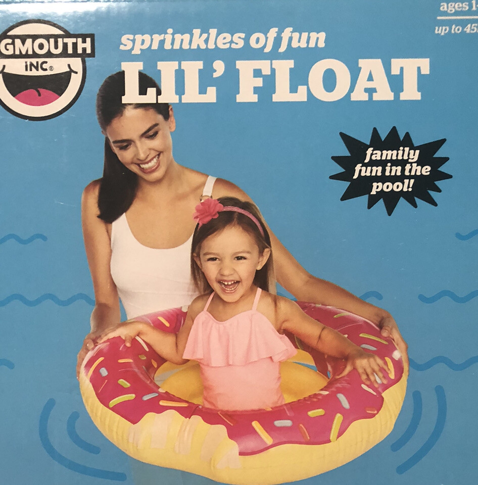 Little Float Kids Pink Pool Bigmouth Sprinkles of Fun swimming Float ...