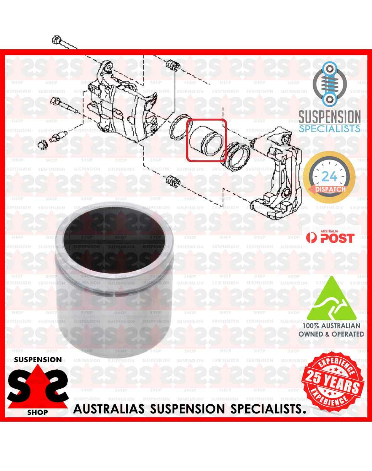 Front Axle Piston, Brake Caliper Suit NISSAN Silvia Coupe (S13) 1.8 ...