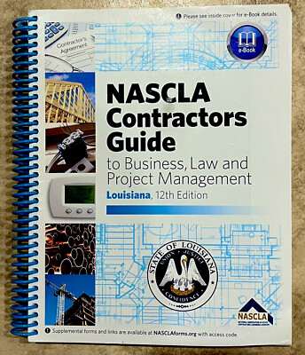NASCLA Contractors Guide to Business Law & Project Management 12th ...