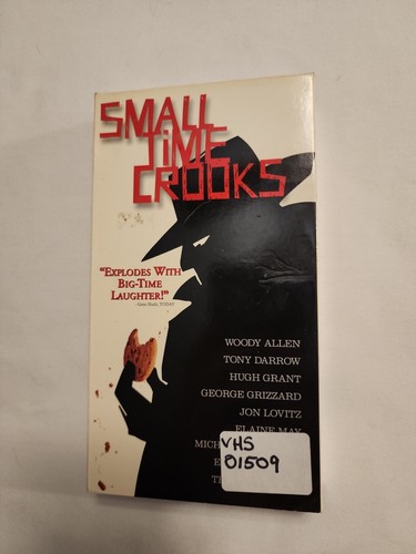 SMALL TIME CROOKS Woody Allen VHS Tape, COMPLETE/TESTED SEE PHOTOS ...