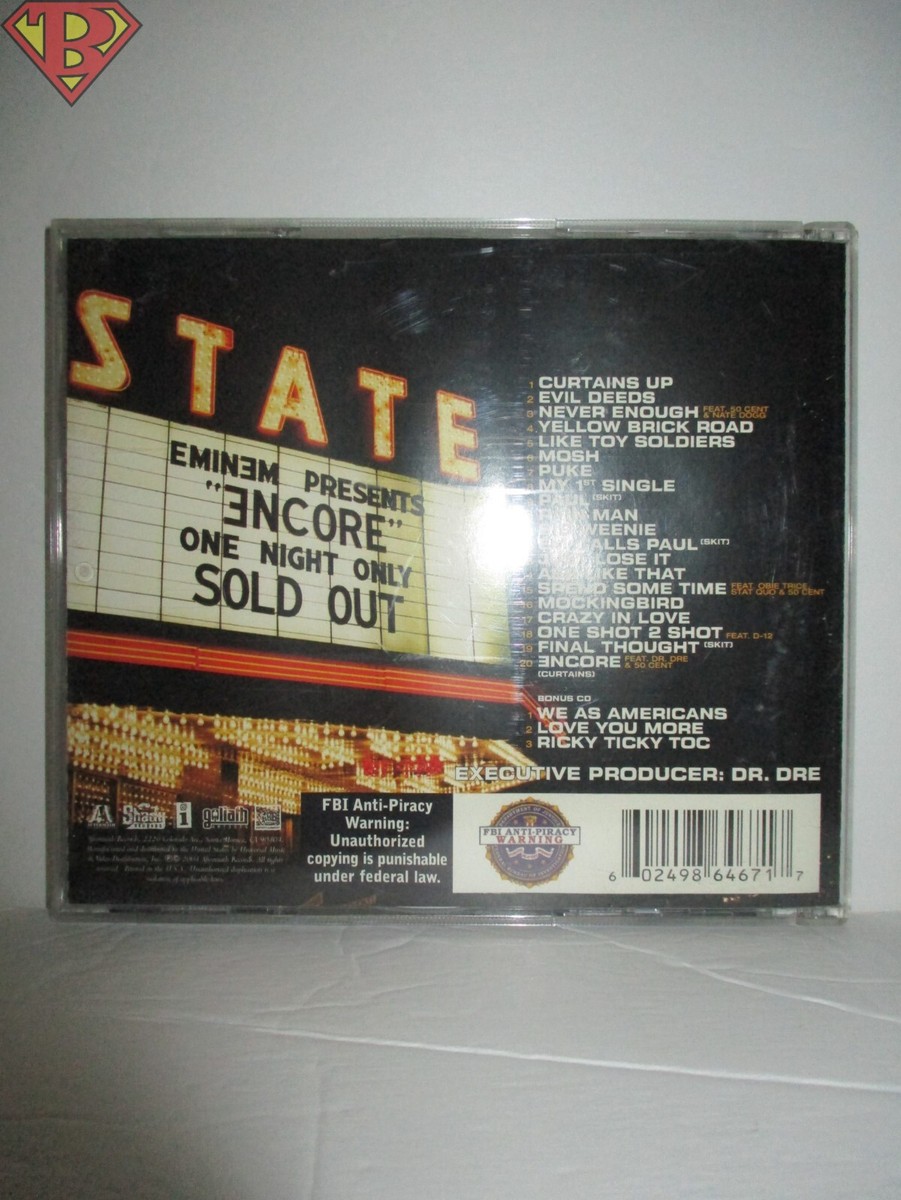 Eminem Encore Special Edition