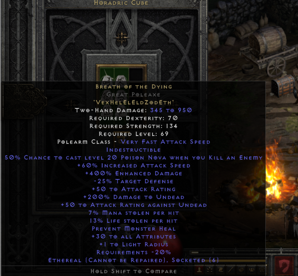 PC PS4 PS5 XBOX SWITCH EBOTD ETH BOTD NON LD Diablo 2 Resurrected D2R ...