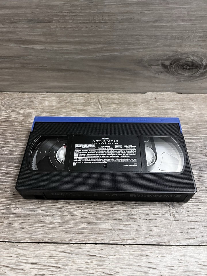 Atlantis: The Lost Empire VHS 2001 Disney Video Tape Movie Clamshell | eBay