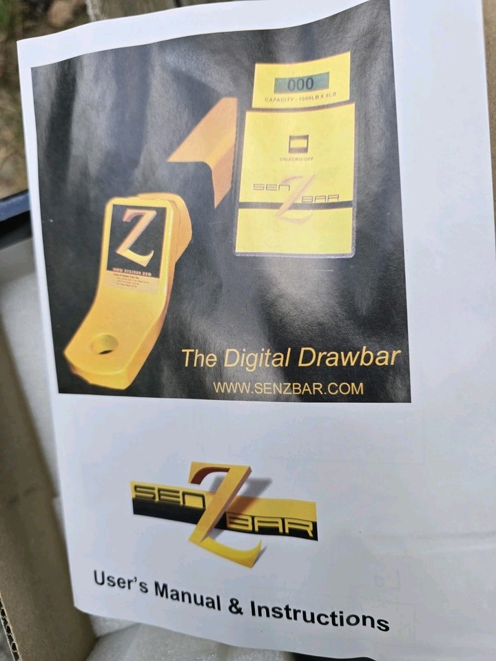 Digital DrawBar Tongue Weighing Hitch 1" shaft *Know Your Tongue Weight ...