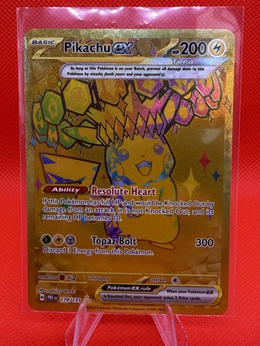 Pikachu Ex 179/131 Hyper Rare Prismatic Evolutions 179/131 Pokemon TCG ...