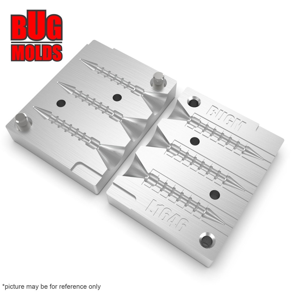 Fishing Sinker Mold Aluminium Fishing Mold Lure making Lead Molds ...