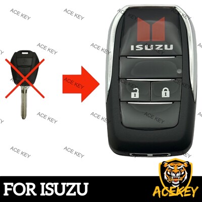 MODIFIED REMOTE KEY FOR ISUZU DMAX D MAX 2012-2019 SHELL ONLY | eBay ...