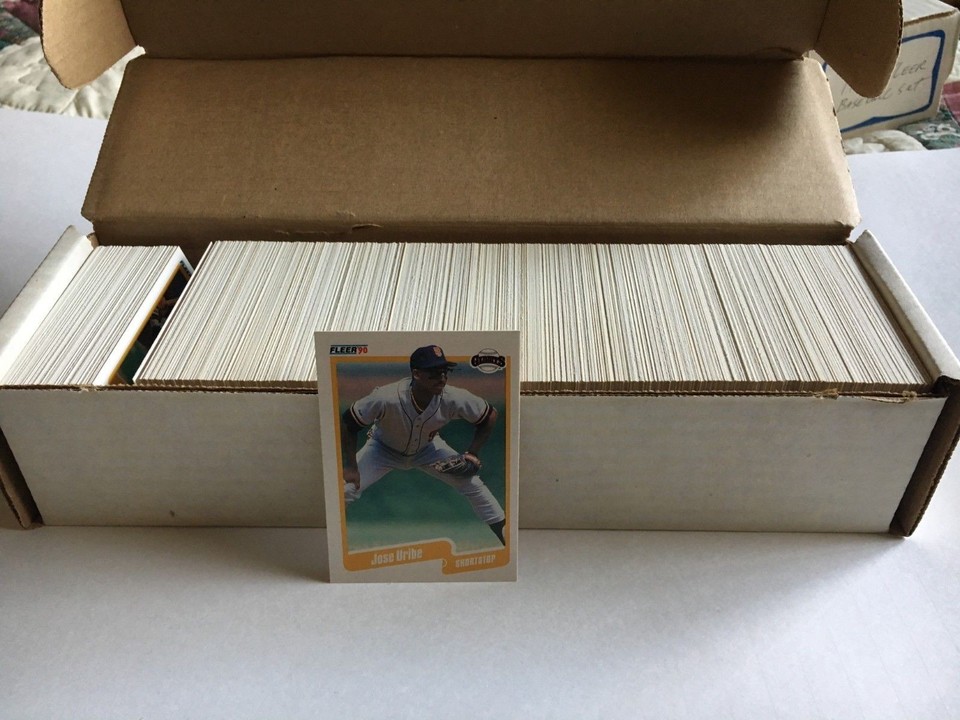 1990 Fleer Baseball Cards Complete Set w Jose Uribe # 74 | eBay