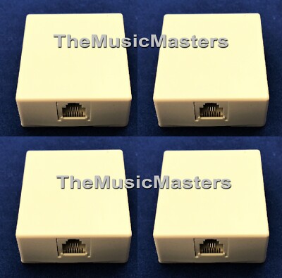 4X Modular Surface Mount Telephone Wall Jack Home Phone Land Line ...