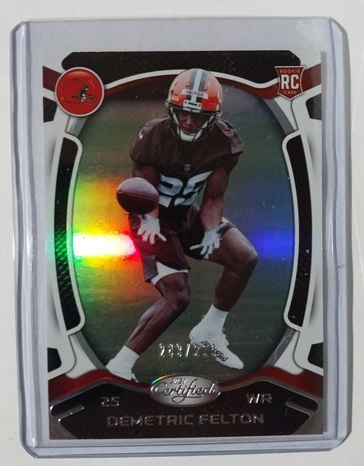 2021 Certified Mirror Cleveland Browns Football Card #187 Demetric ...