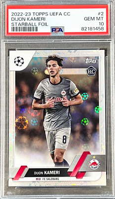 2022 Topps Dijon Kameri #2 (STARBALL FOIL) PSA 10 GEM MINT (ROOKIE ...