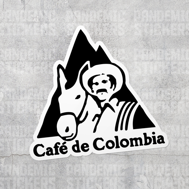 Cafe de Colombia Logo Decal Sticker Laptop Car Window Bottle Stickers ...